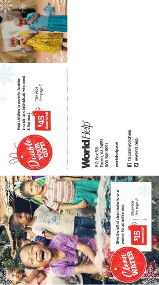 2021 World Help Gifts Catalog | PDF