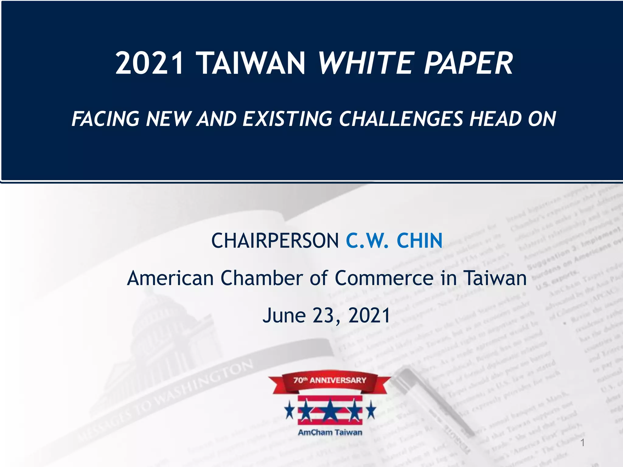2021 Taiwan White Paper | PPTX