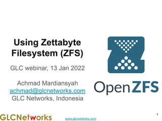 Using Zettabyte Filesystem (ZFS) | PDF | Operating Systems | Computer ...