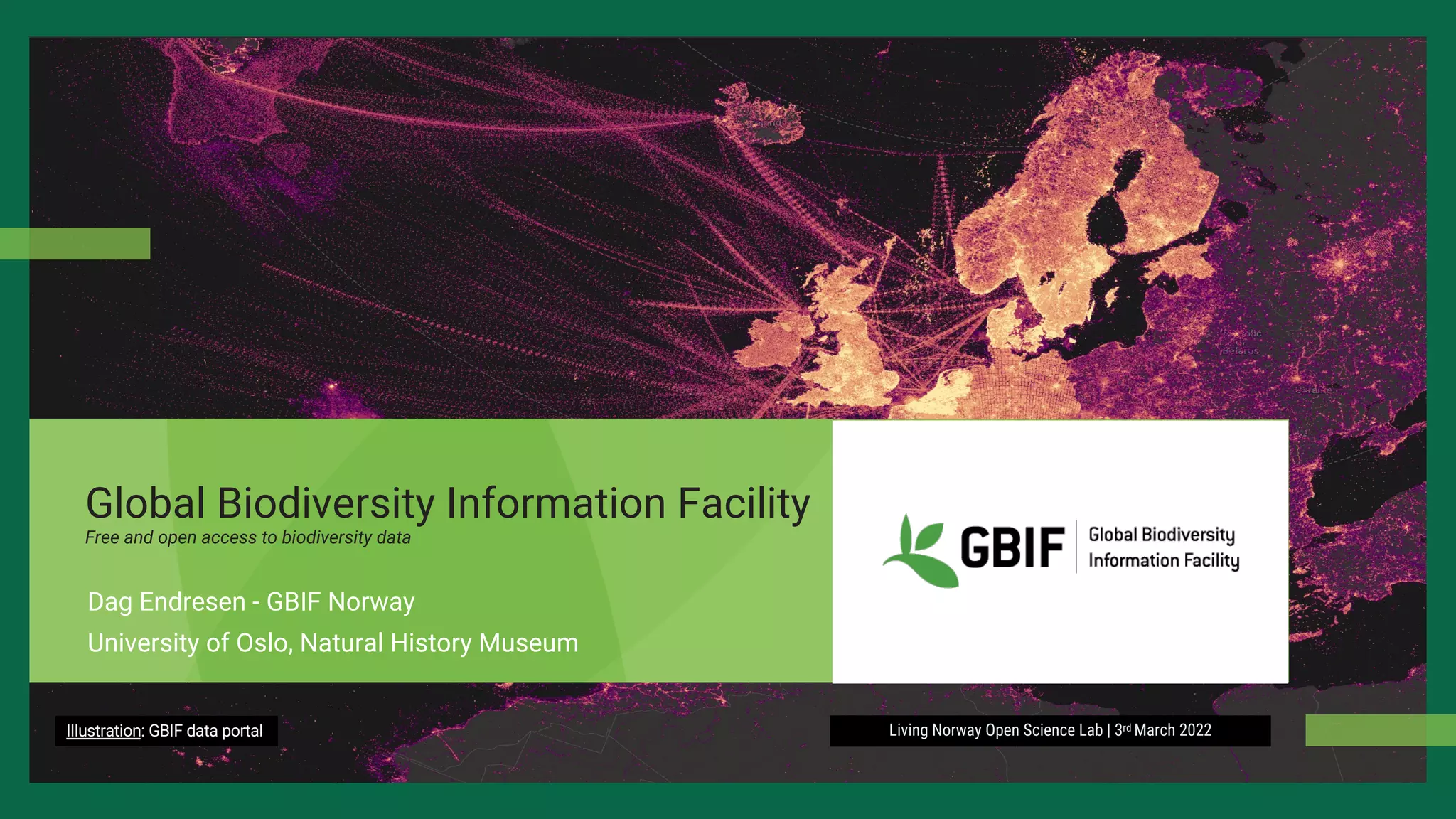GBIF at Living Norway Open Science Lab 2022-03-03 | PDF