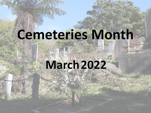 Cemeteries Month March 2022 | PDF