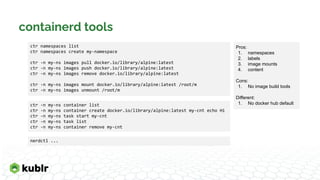 Container Runtimes and Tooling | PPT