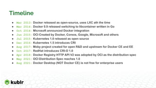 Container Runtimes and Tooling | PPT