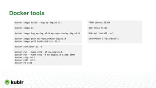 Container Runtimes and Tooling, v2 | PPT