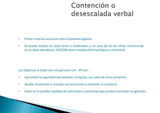 (2022-05-26) CONTENCION DEL PACIENTE AGITADO (PPT).pptx