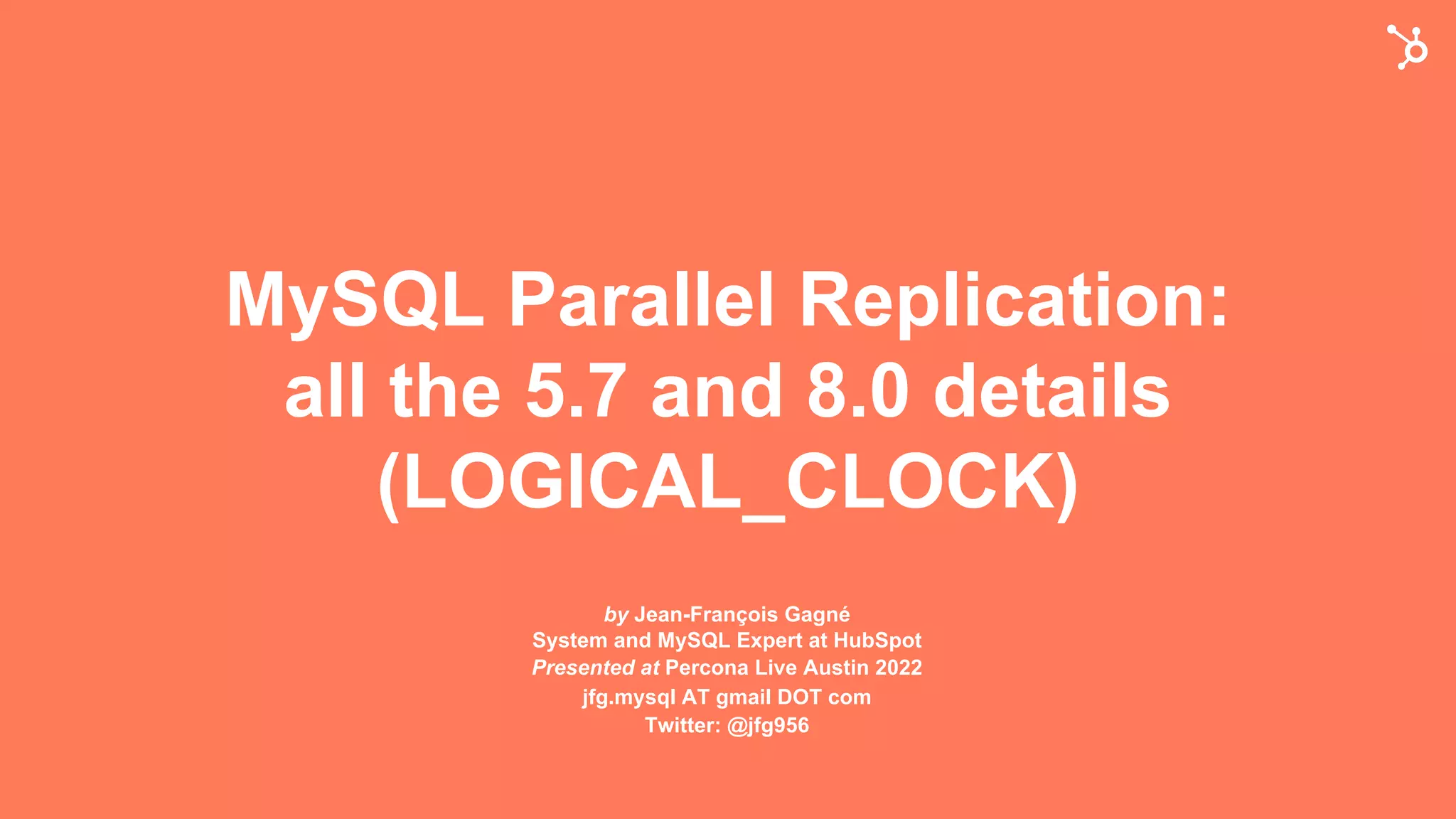 MySQL Parallel Replication: All the 5.7 and 8.0 Details (LOGICAL_CLOCK ...