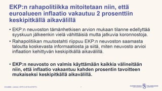 Pääjohtaja Olli Rehn: Sota sumentaa talouden näkymää – rahapolitiikan normalisointi etenee ...