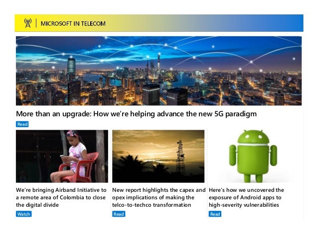 Microsoft Telecommunications Newsletter | June 2022 | PPT