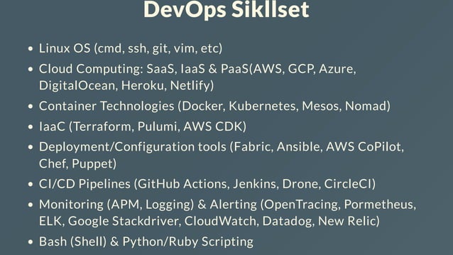 Introduction To DevOps Workshop @ New Horizon College | PPT