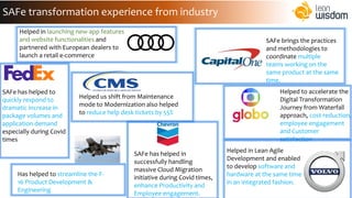 Five key factors to successful SAFe Transformation by Leanwisdom | PPT