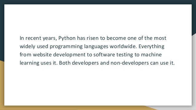 What Makes Offshore Python Development So Popular? | PPT What Makes Offshore Python Development So Popular? | PPT