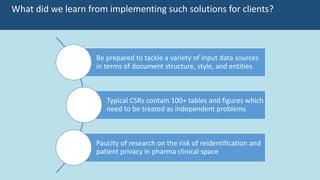 How AI Can Help Anonymize Clinical Trial Data | PPT