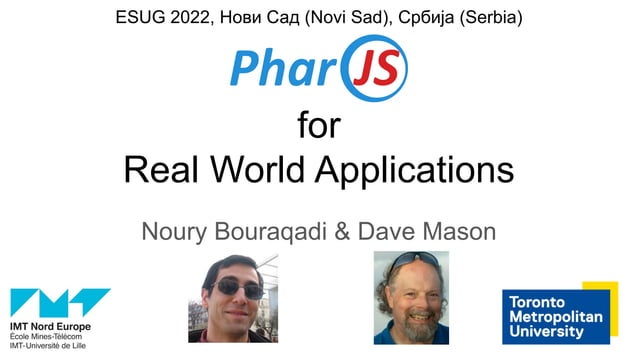PharoJS for Real World Applications | PPT