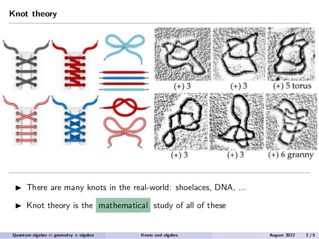 Knots and algebra | PDF