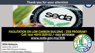 Zero Energy Building (Voluntary) Development Guide by SEDA Malaysia | PDF
