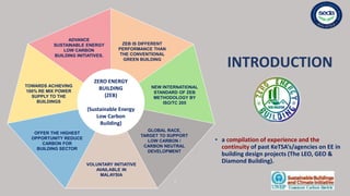Zero Energy Building (Voluntary) Development Guide by SEDA Malaysia | PDF