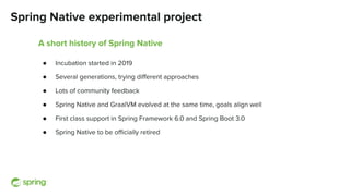 GraalVM Native and Spring Boot 3.0 | PPT