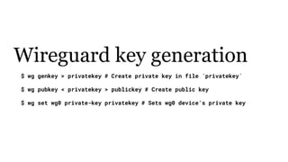 Wireguard: A Virtual Private Network Tunnel | PPTX