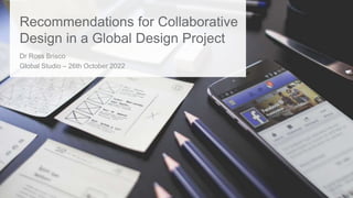 Recommendations for Global Design | PPTX