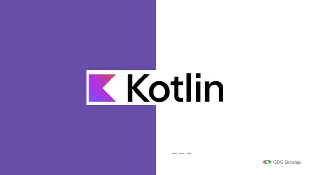 Introduction to the Kotlin language | PPT