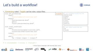 C-SCALE Tutorial: Snakemake | PPTX