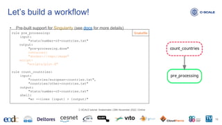C-SCALE Tutorial: Snakemake | PPTX