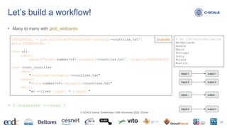 C-SCALE Tutorial: Snakemake | PPTX