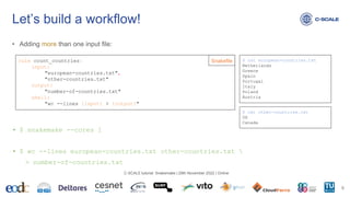 C-SCALE Tutorial: Snakemake | PPTX