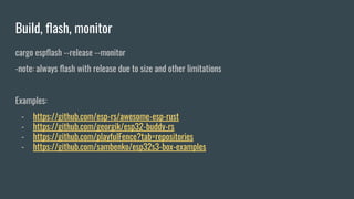 Embedded Development on ESP32 - FEKT VUT - UREL | PPT