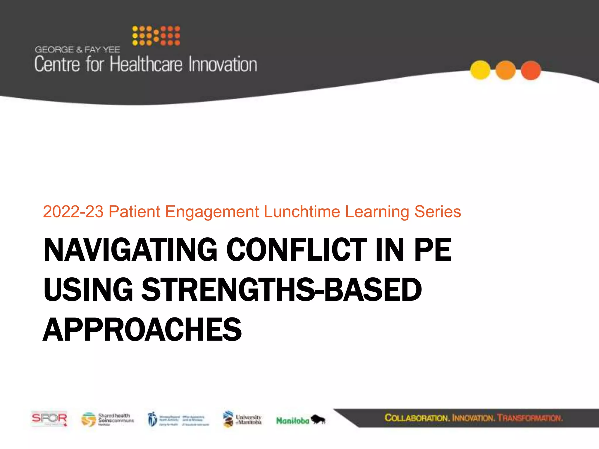 Navigating Conflict in PE Using Strengths-Based Approaches | PPTX