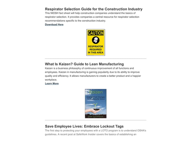November 2022 Connection Workplace Safety Newsletter | PPT