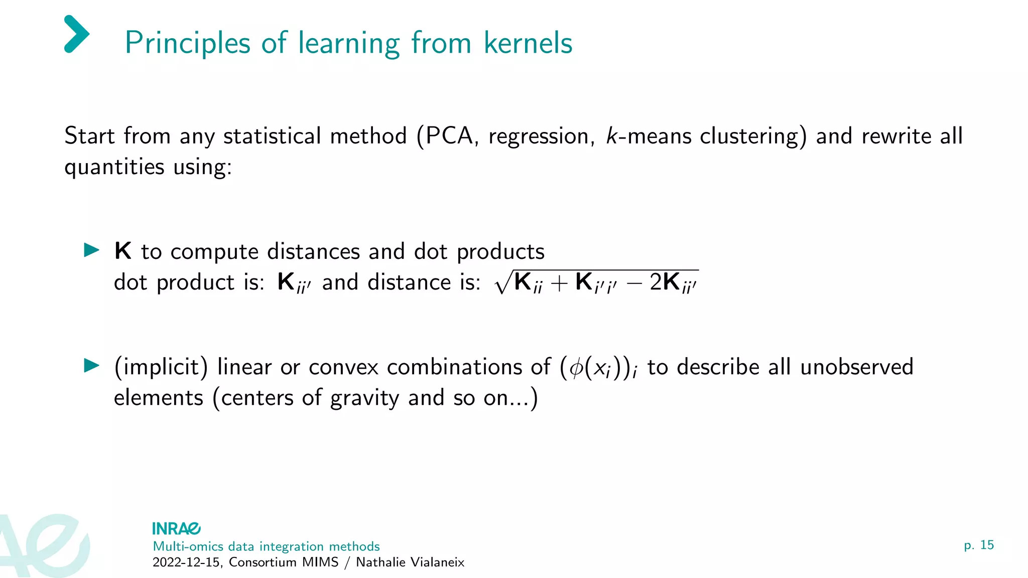 Multi-omics data integration methods: kernel and other machine learning approaches | PDF