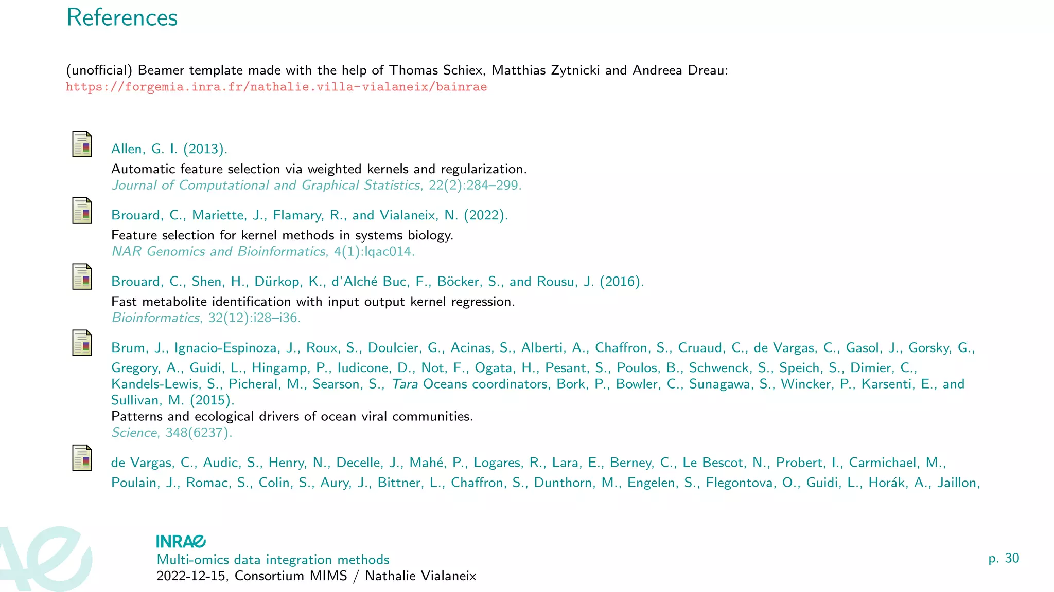 Multi-omics data integration methods: kernel and other machine learning approaches | PDF ...