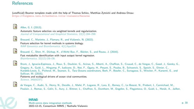 Multi-omics data integration methods: kernel and other machine learning approaches | PDF ...