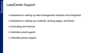 LeadCenter.AI Lead Management Software Overview | PPT