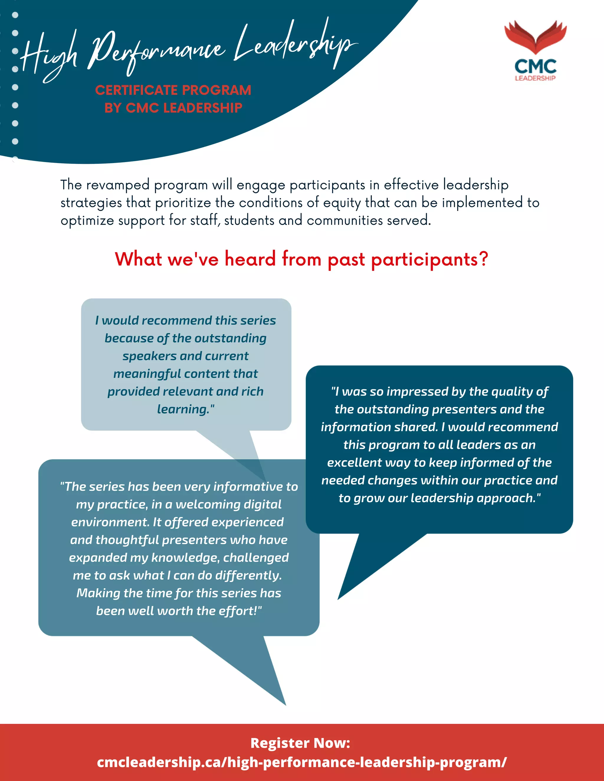 2022-2023 High Performance Leadership Program | PDF