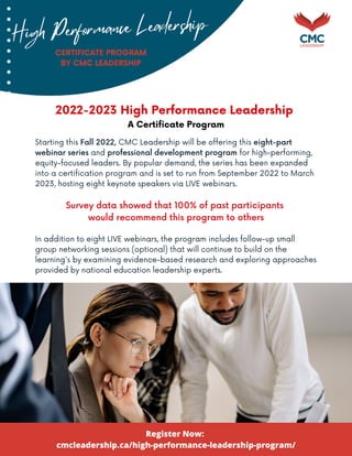 2022-2023 High Performance Leadership Program | PDF | Free Download