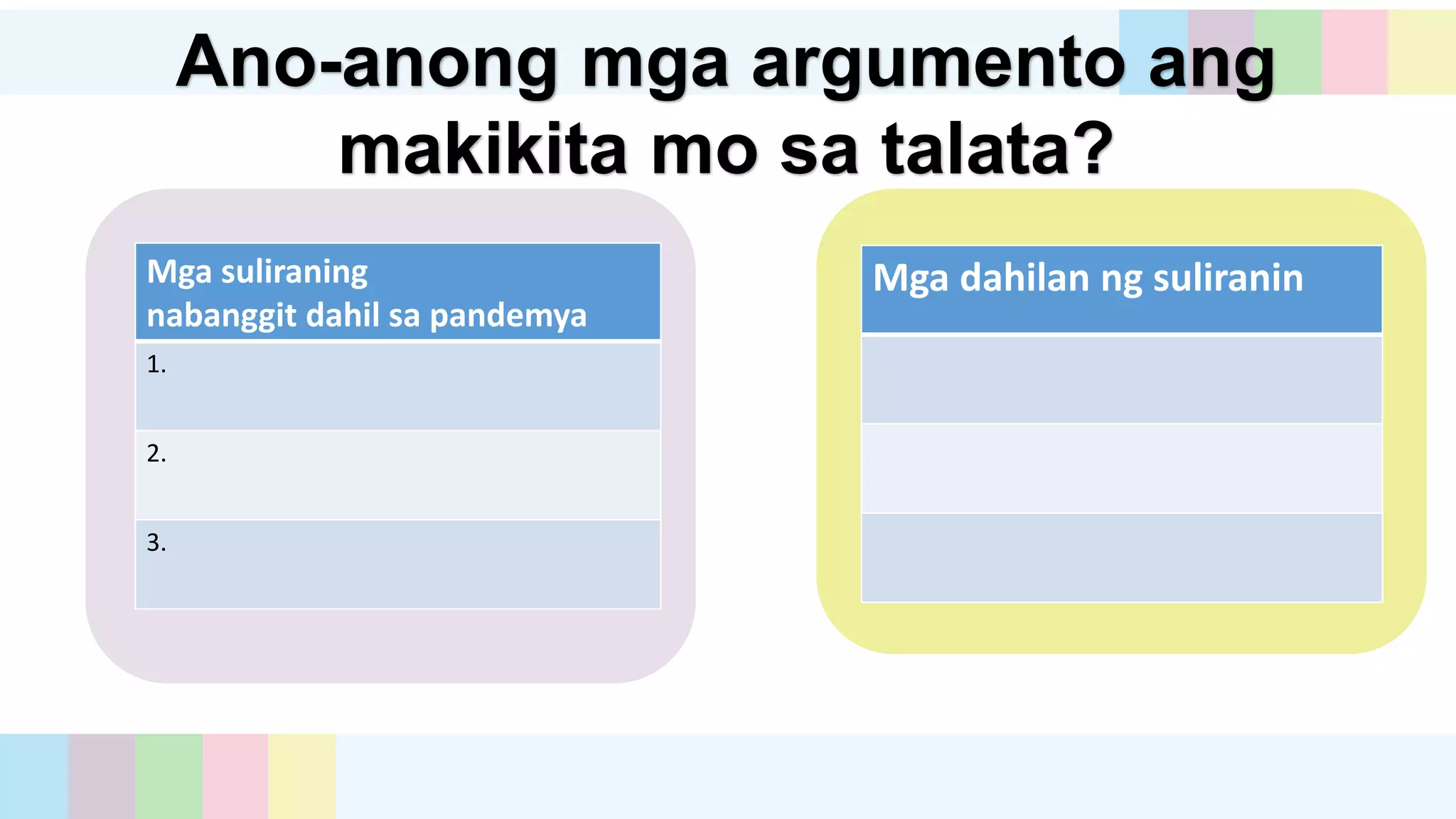 2022-2023Quarter3Modyul3_Pag-iisa-isa ng mga Argumento sa.pptx
