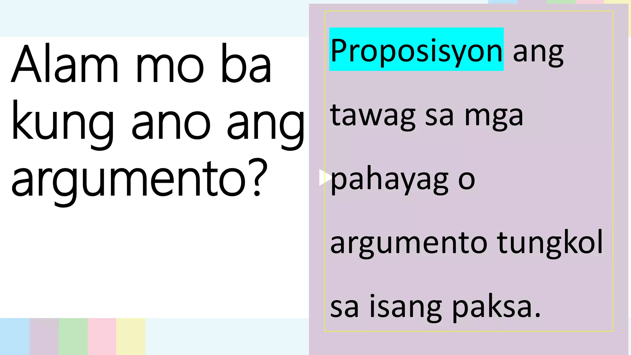 2022-2023Quarter3Modyul3_Pag-iisa-isa ng mga Argumento sa.pptx