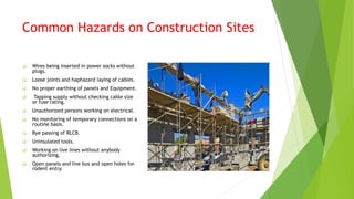 guidelines on how to prevent accidents from happening on different jobs ...