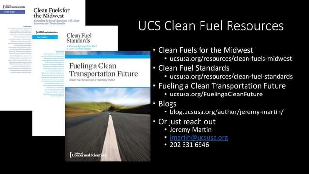 Clean Fuel Standards What are they and how do they work by Jeremy ...