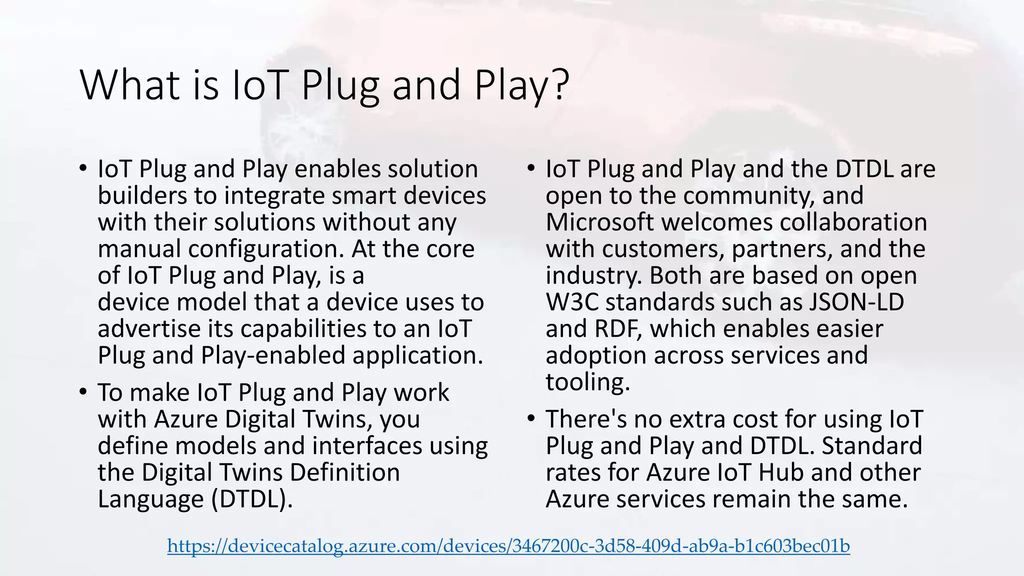 Power BI Streaming Data Flow e Azure IoT Central | PPTX