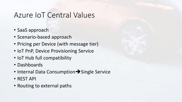 Power BI Streaming Data Flow e Azure IoT Central | PPTX