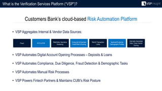 The Verification Service Platform | PPTX