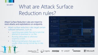 Experts Live 2022 - Attack Surface Reduction rules...your best ally against ransomware! | PPT