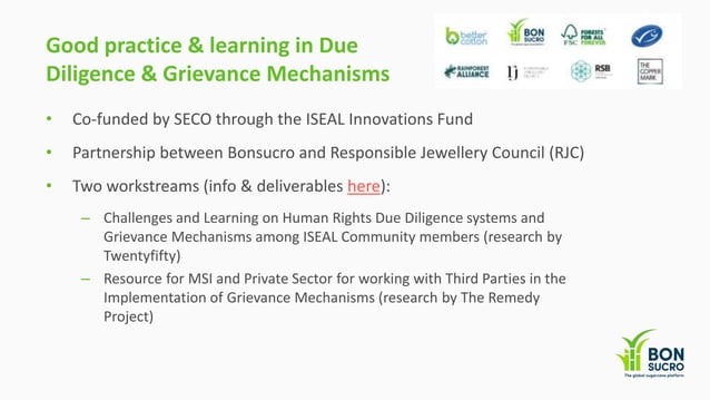 Bonsucro Global Week 2022 - Social Dialogue | PPTX