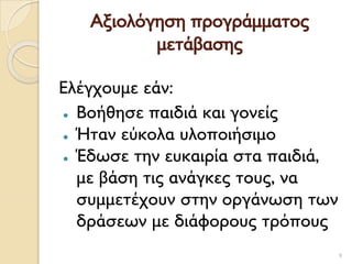 Παρουσίαση Μετάβαση από το νηπιαγωγείο στο δημοτικό σχολείο Διδάχου ...