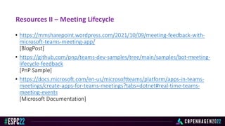 Extend your Teams Meetings with Custom Meeting Apps | PDF
