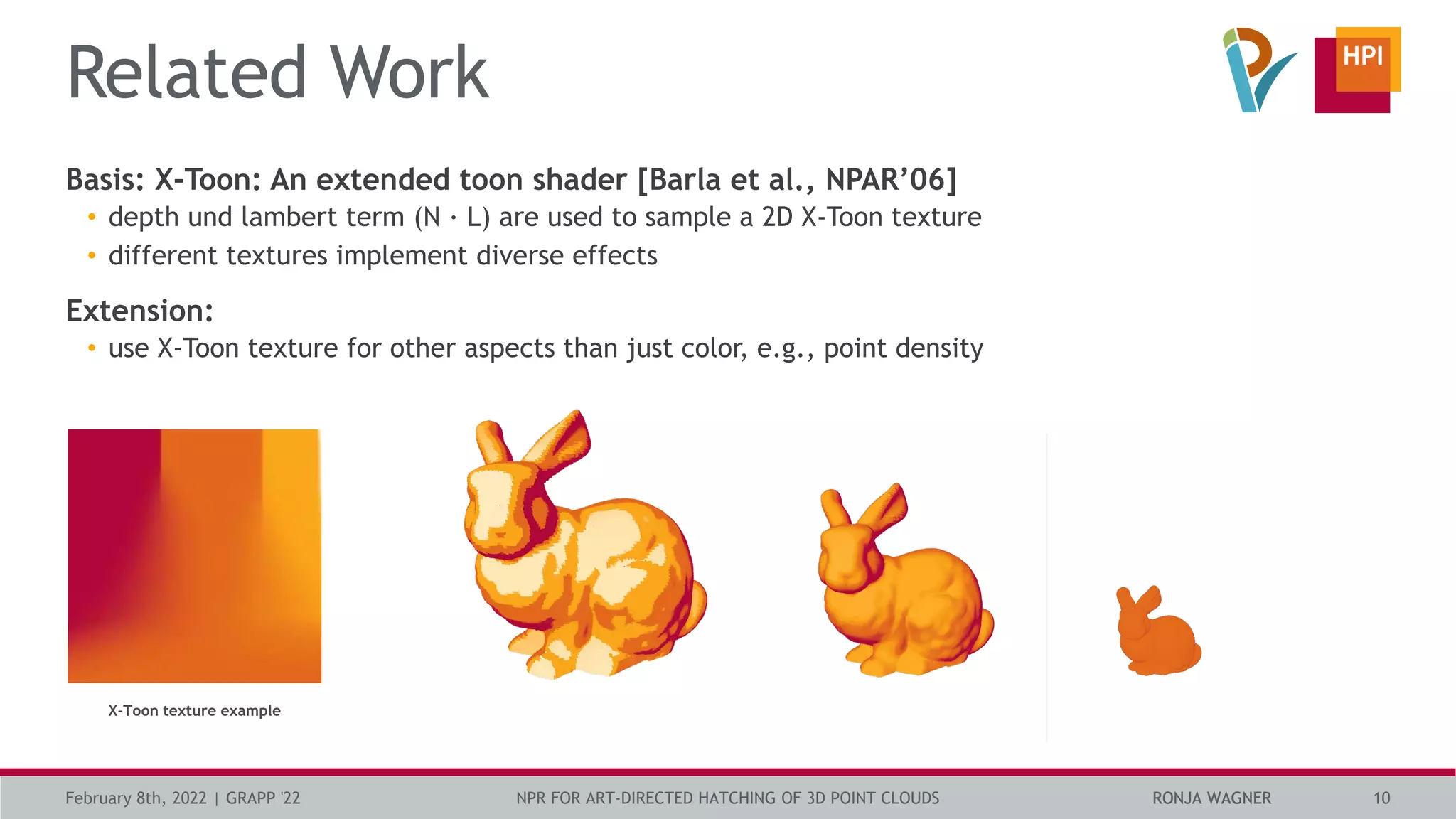 A Non-Photorealistic Rendering Techniquefor Art-directed Hatching of 3D Point Clouds | PPT ...