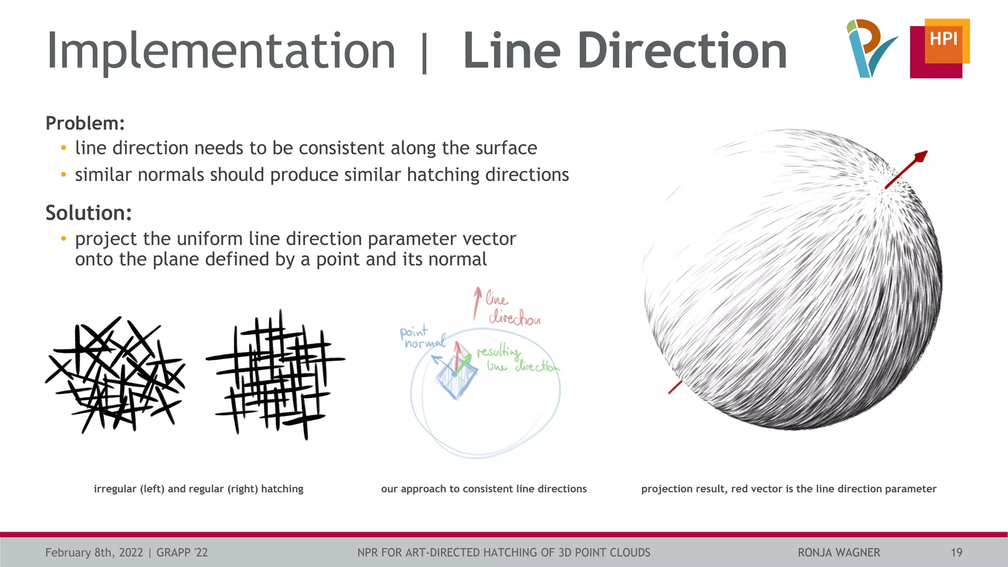 A Non-Photorealistic Rendering Techniquefor Art-directed Hatching of 3D Point Clouds | PPT ...
